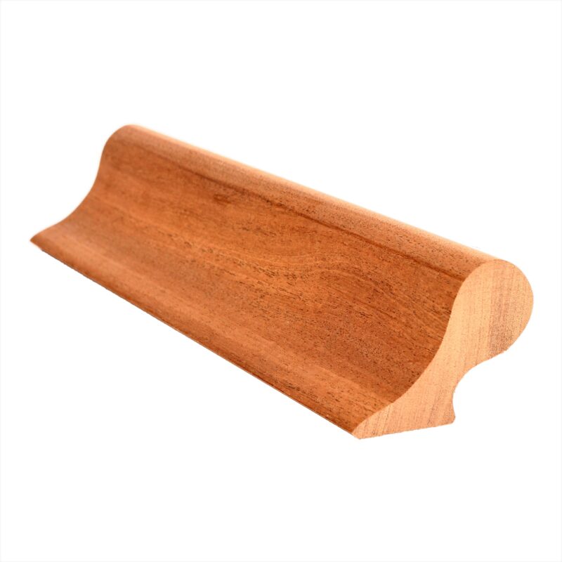 Mahogany-Pigs Ear Wall-per 1.2m length - Timber Staircases