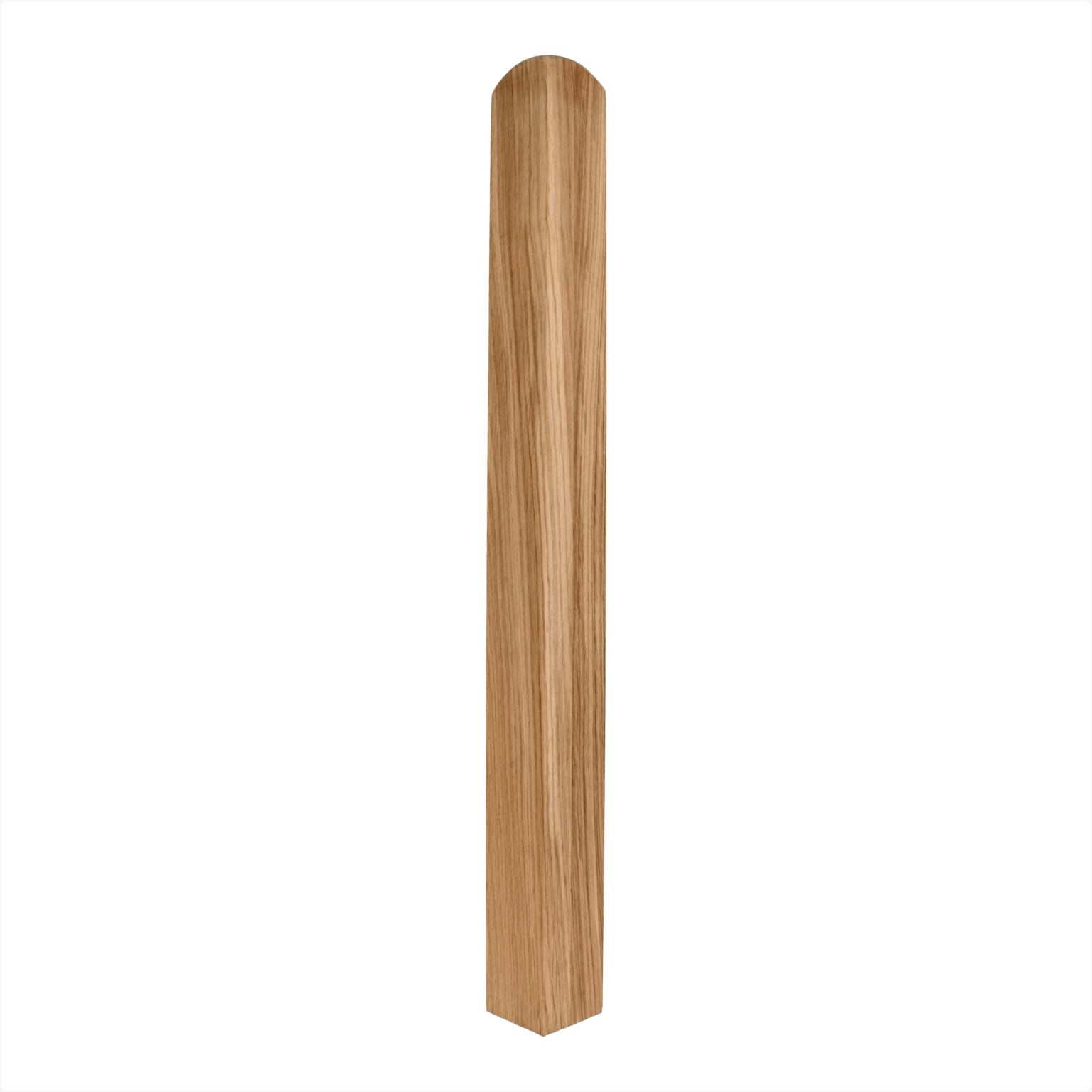 70mm-A/W Oak-Newel Base - Timber Staircases