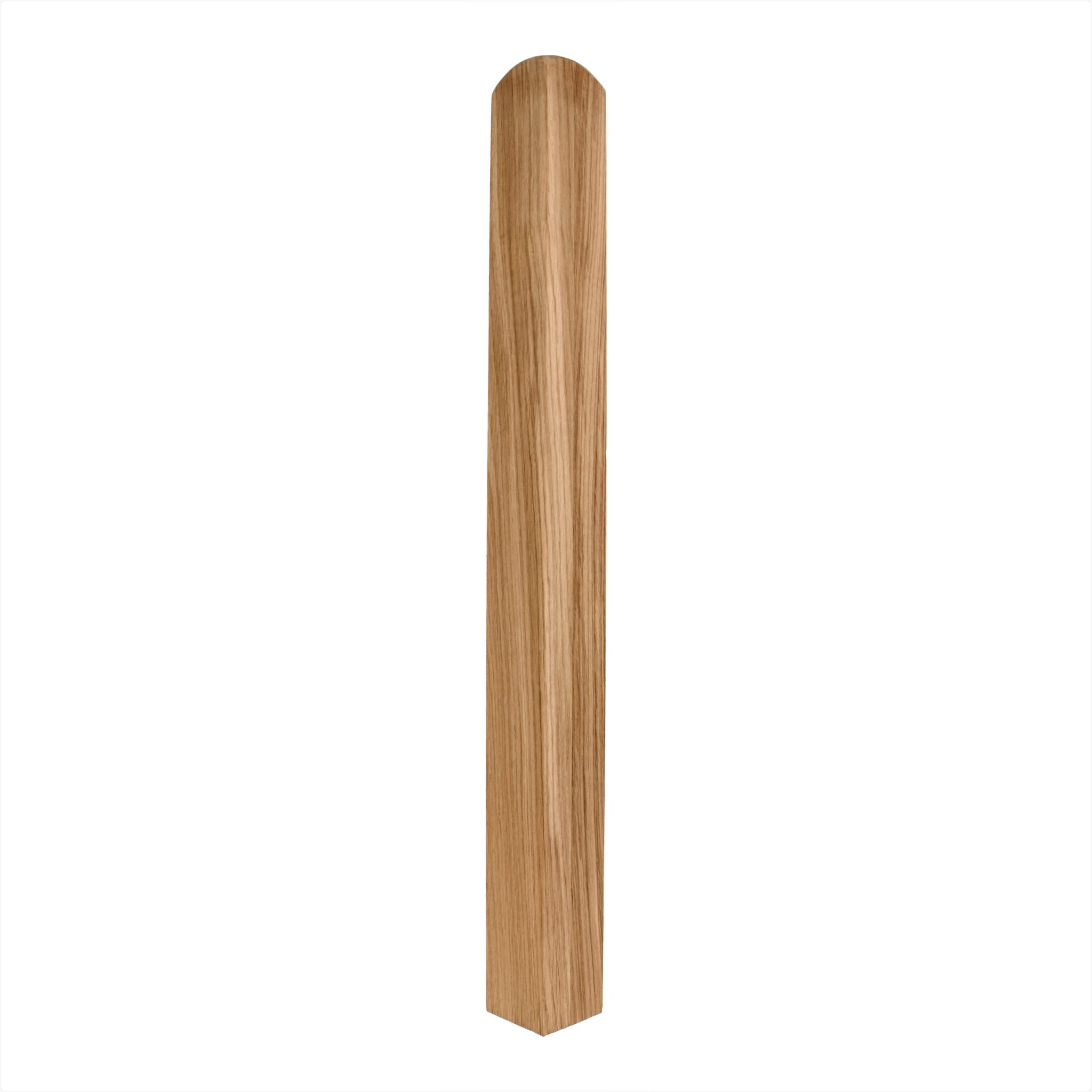 70mm-A/W Oak-Newel Base - Timber Staircases