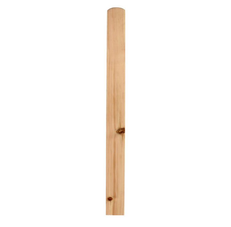 70mm-Pine-Half Newel Base - Timber Staircases
