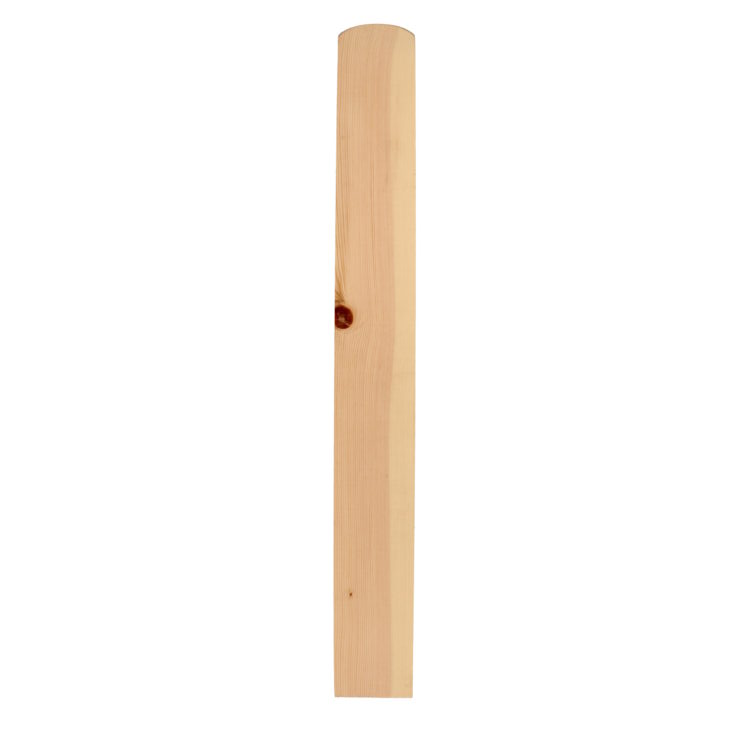 94mm-Pine-Half Newel Base - Timber Staircases