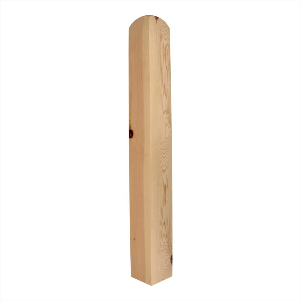 94mm-Pine-Newel Base - Timber Staircases