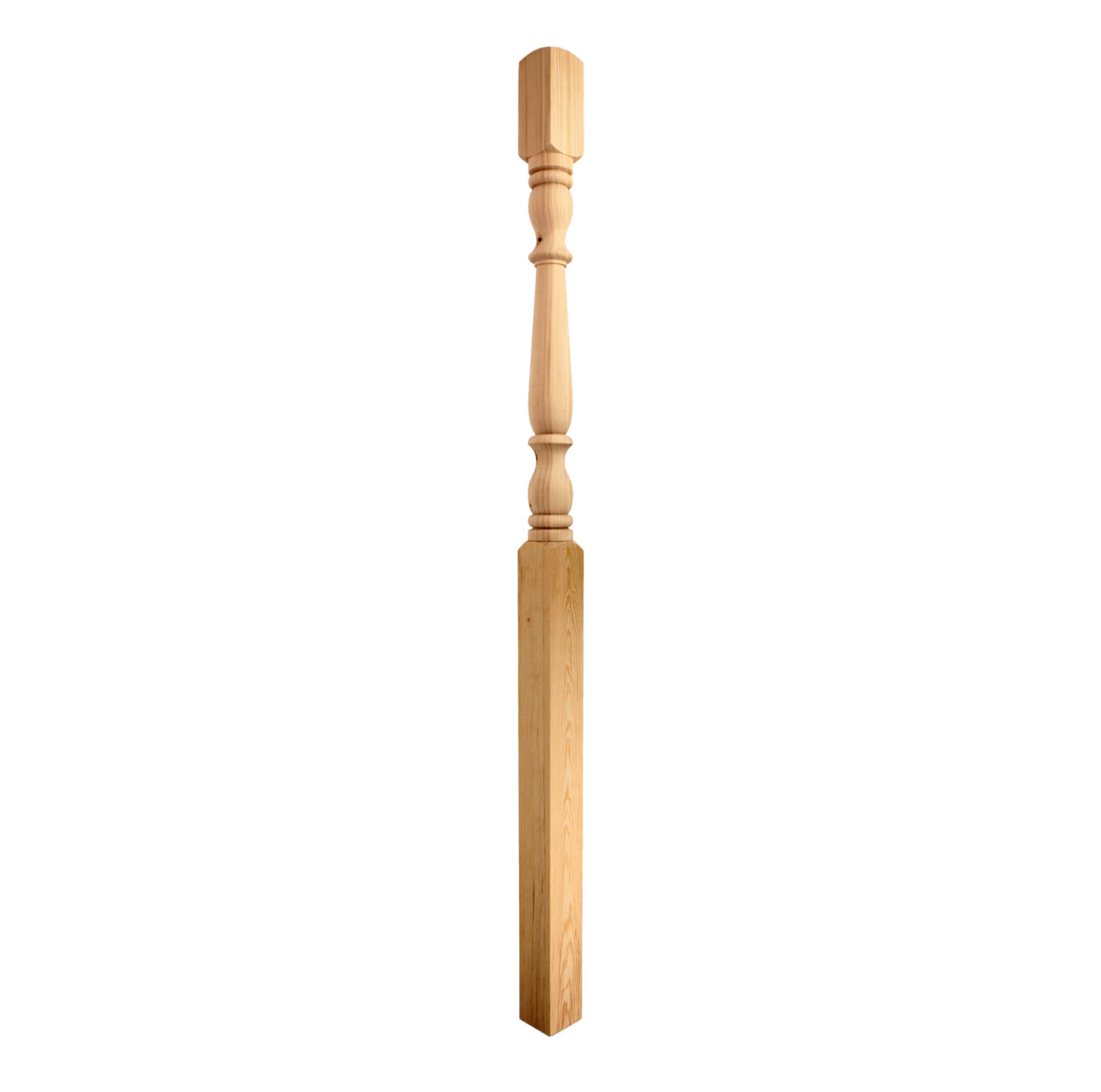 Stock Newel Posts Pine Turned for Wooden Staircases - Timber Staircases