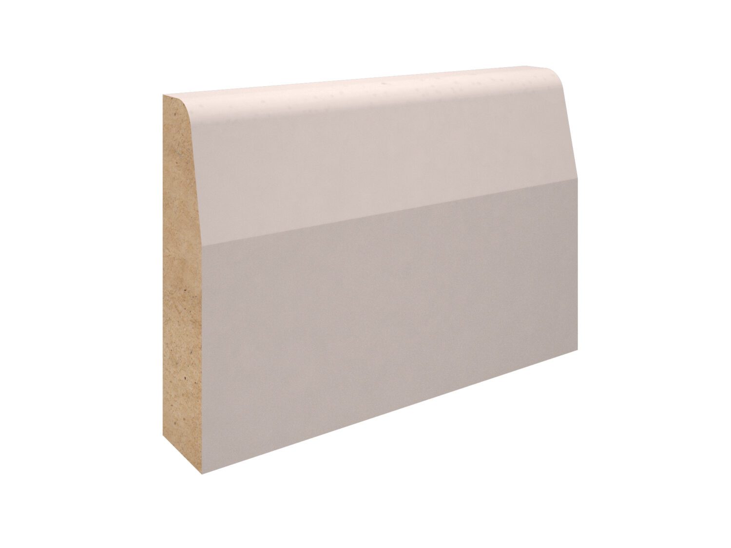 White Primed MDF-Chamfered & Rounded Architrave-68x18x2200 - Timber ...